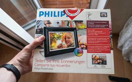 Фоторамка новая, в коробке Philips 7FF3FPB