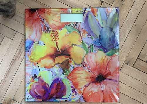 Весы напольные электронные Scarlett