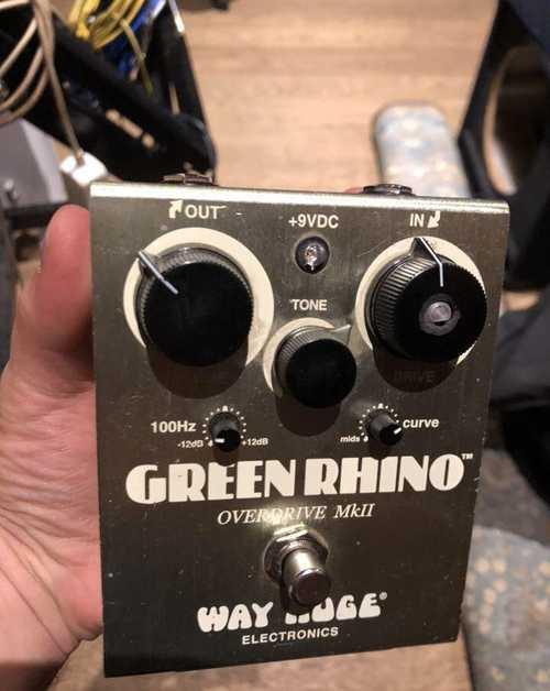 Гитарная педаль way huge - green rhino