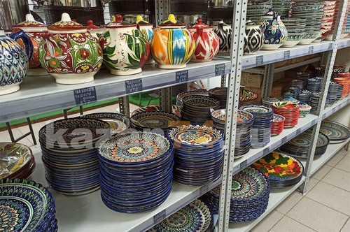 Риштанская посуда Узбекская керамика тарелки