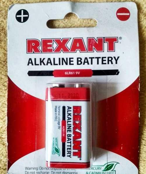 Батарейка Крона Rexant 6lr61