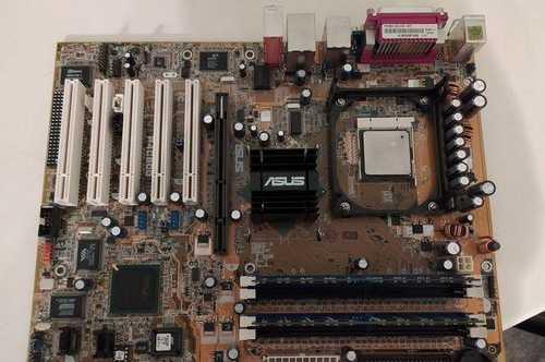 Материнка Asus P4C800 Pentium-4 память1Gb Radeon