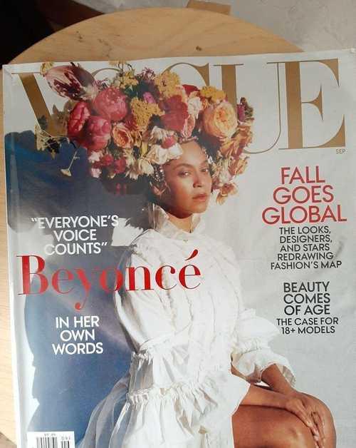 Vogue сентябрь 2018 с Beyonce
