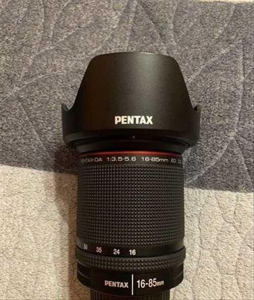 Объектив Pentax DA 16-85mm f/3.5-5.6 ED DC HD WR