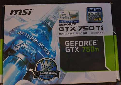 Видеокарта gtx750 ti