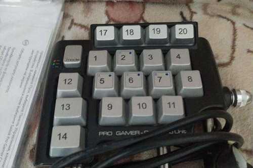 Игровая клавиатура saitek pro gamer command unit