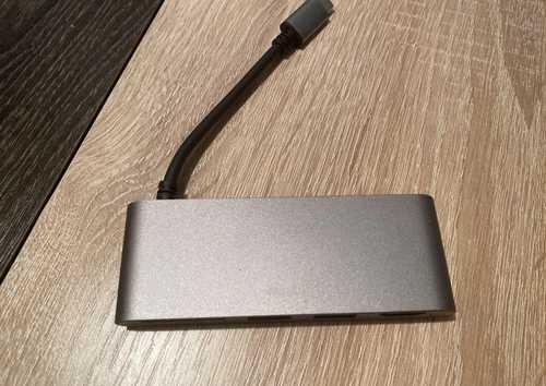 Переходник хаб для USB-C ноутбуков Moshi