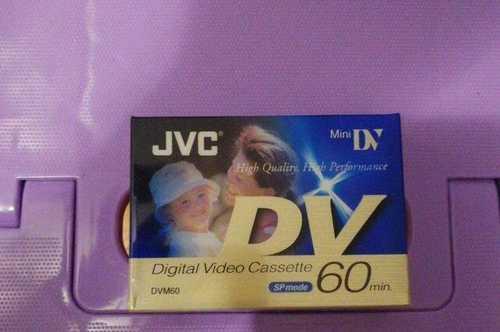 Видеокассета JVC MiniDV 60 минут (новая)