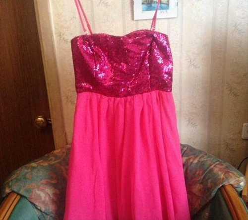 Платье новое, Vila, р. 46-48 c паетками