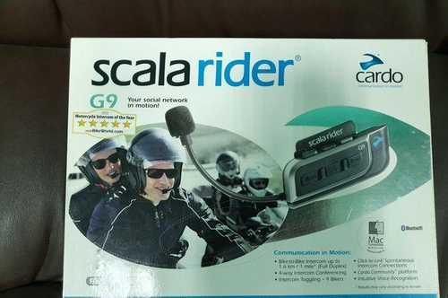 Мотогарнитура cardo scala rider G9X