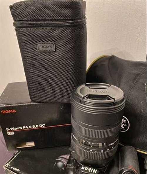 Sigma AF 8-16 f/4.5-5.6 DC Nikon