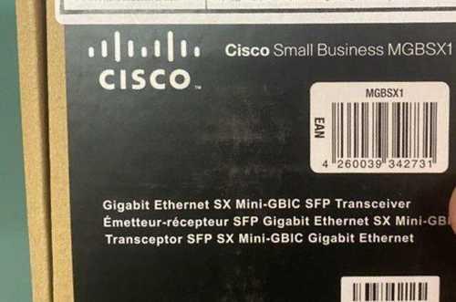 Трансивер Cisco mgbsx1 Gigabit Ethernet SFP