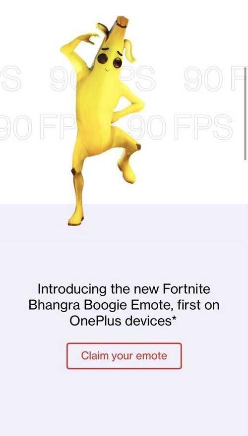 Oneplus emote fortnite