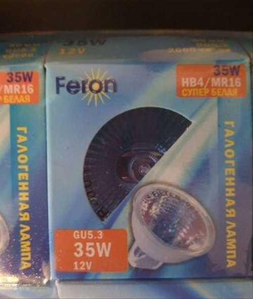 Галогенная лампа feron 35W, 12V, MR16/G5.3