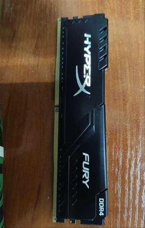 Оперативная память DDR4 8gb Kingston HyperX fury B