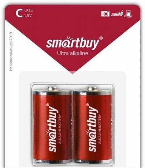Батарейки C Smartbuy Ultra Alkaline LR14 /2 шт