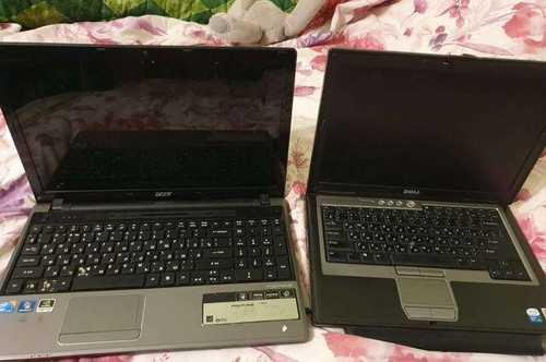 Ноутбуки Acer 5745 и Dell pp18l