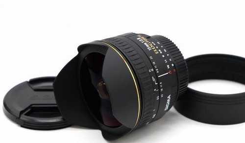 Sigma AF 15mm f/2.8 EX DG fisheye Nikon AF в упако