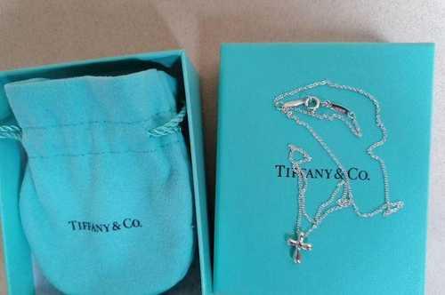 Подвеска крест tiffany