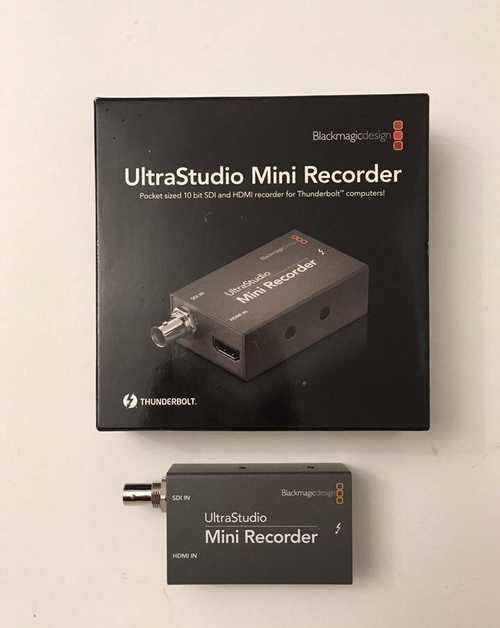 Карта видеозахвата Blackmagic UltraStudio mini rec