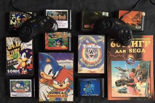 Картриджи и пульты для Sega