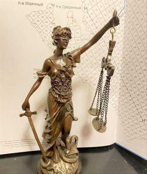 Статуэтка греческая богиня Фемида, 21 см