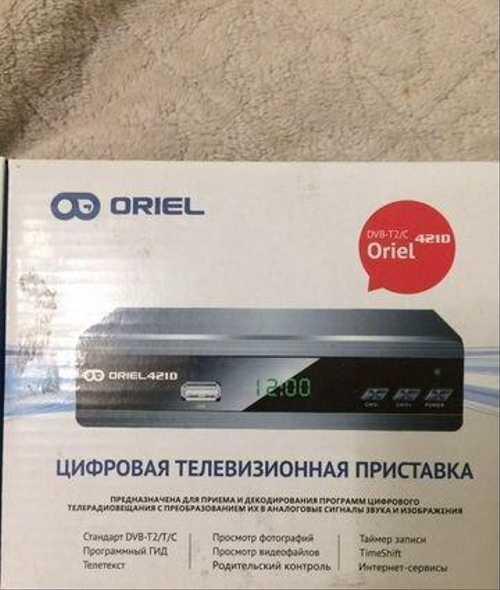 Цифровая тв приставка oriel 421D