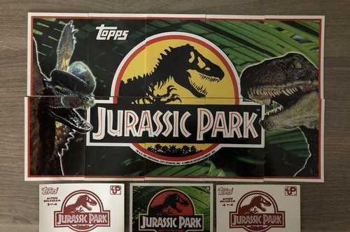 Полный сет карточек Jurassic Park Topps
