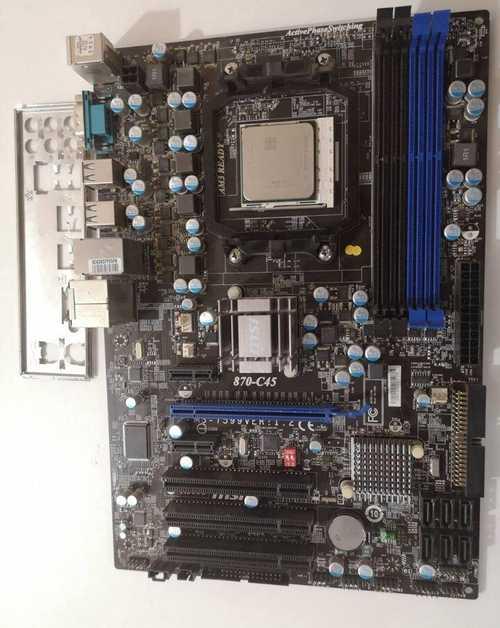 Материнская плата и процессор AMD, сокет AM3