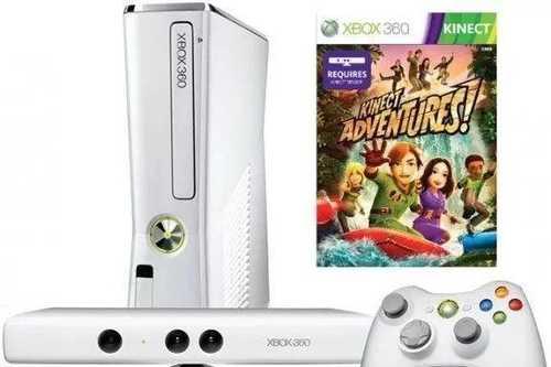 Xbox 360, kinect, джойстик + более 100 игр в подар