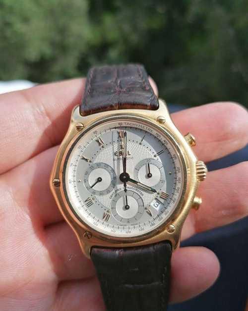 Золотые часы ebel chronograph
