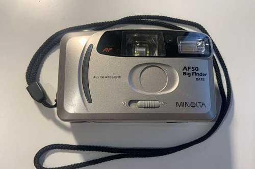 Плёночный фотоаппарат Minolta AF50 Big Finder