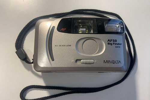 Плёночный фотоаппарат Minolta AF50 Big Finder