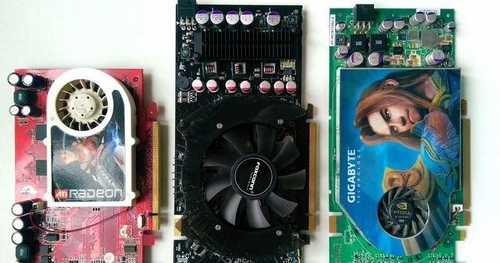 Видеокарта PCI-E неработающая