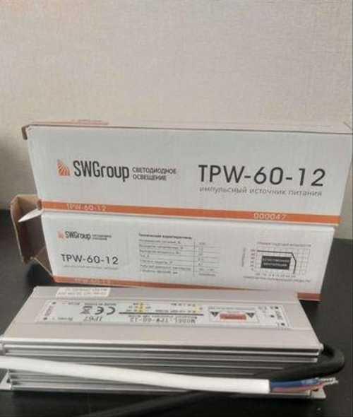 Импульсный блок питания SWGroup TPW-60-12V