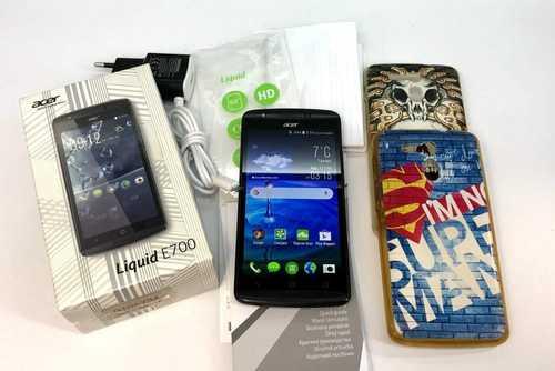Acer Liquid E700 (E39), 3 SIM, 3500 мАч, 2/16гб