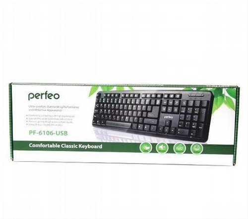 Клавиатура Perfeo PF-6106 classic, черная, USB