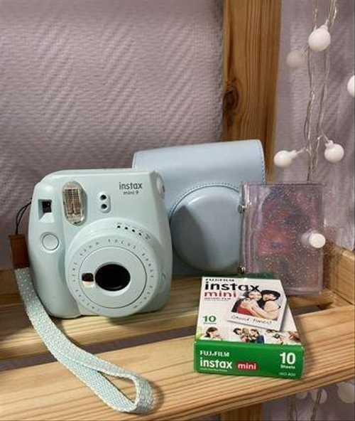 Fujifilm Instax mini 9 с Чехлом и Фотоальбомом