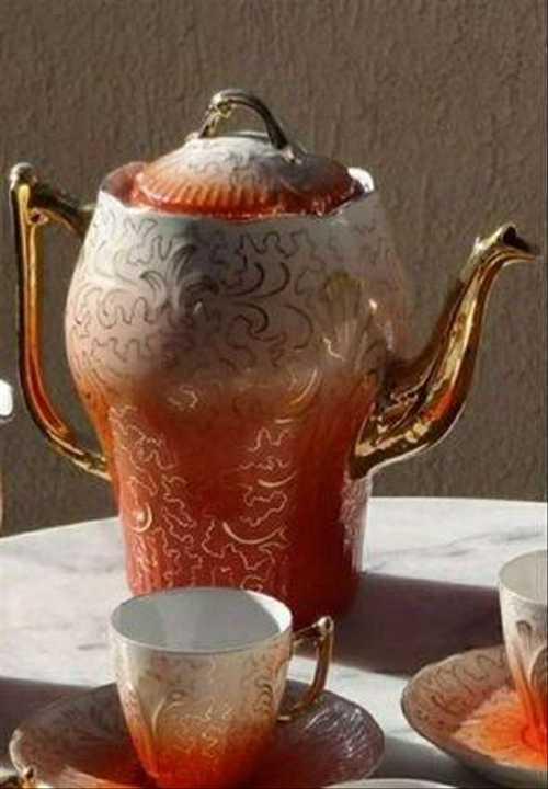 Старинный чайный или кофейный Фарфоровый сервиз