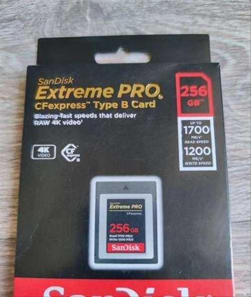 Новая карта памяти SanDisk 256 гб Compact Flash