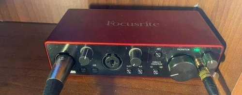 Внешняя звуковая карта focusrite scarlett