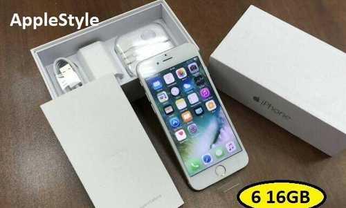 Apple iPhone 6 16Gb Silver.Оригинал,IOS.Магазин