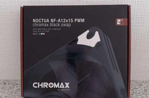 Вентилятор Noctua NF-A12x15 PWM chrоmax.black.swap