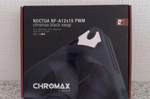 Вентилятор Noctua NF-A12x15 PWM chrоmax.black.swap