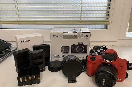 Камера Canon EOS M50 с допами