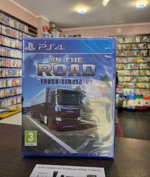 On the Road Truck Simulator PS4, английская версия