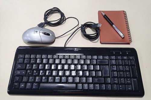 Клавиатура и мышь Logitech Ultra Flat Keyboard