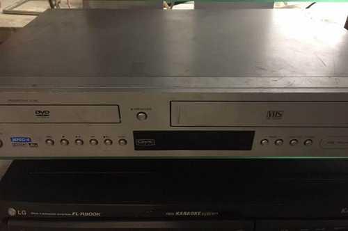 Плеер dvd плюс vhs,samsung, dvd-v5500