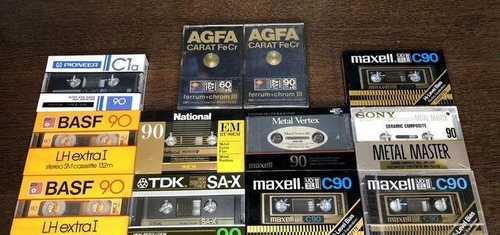 Редкие кассеты Maxell,agfa,sony,Pioneer,National