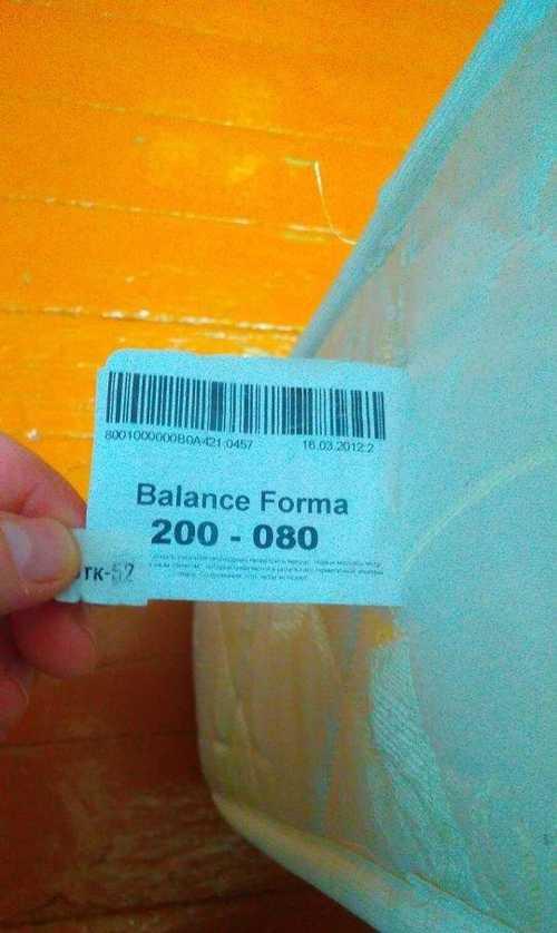 Ортопедический матрас Ascona Balance forma 200*80